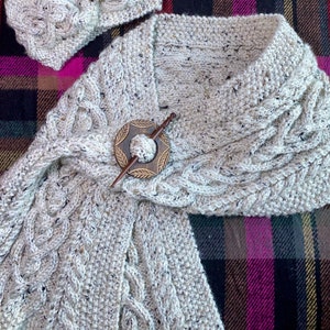 Heart of Scotland Aran Bulky/chunky Scarf Knitting Pattern - Etsy