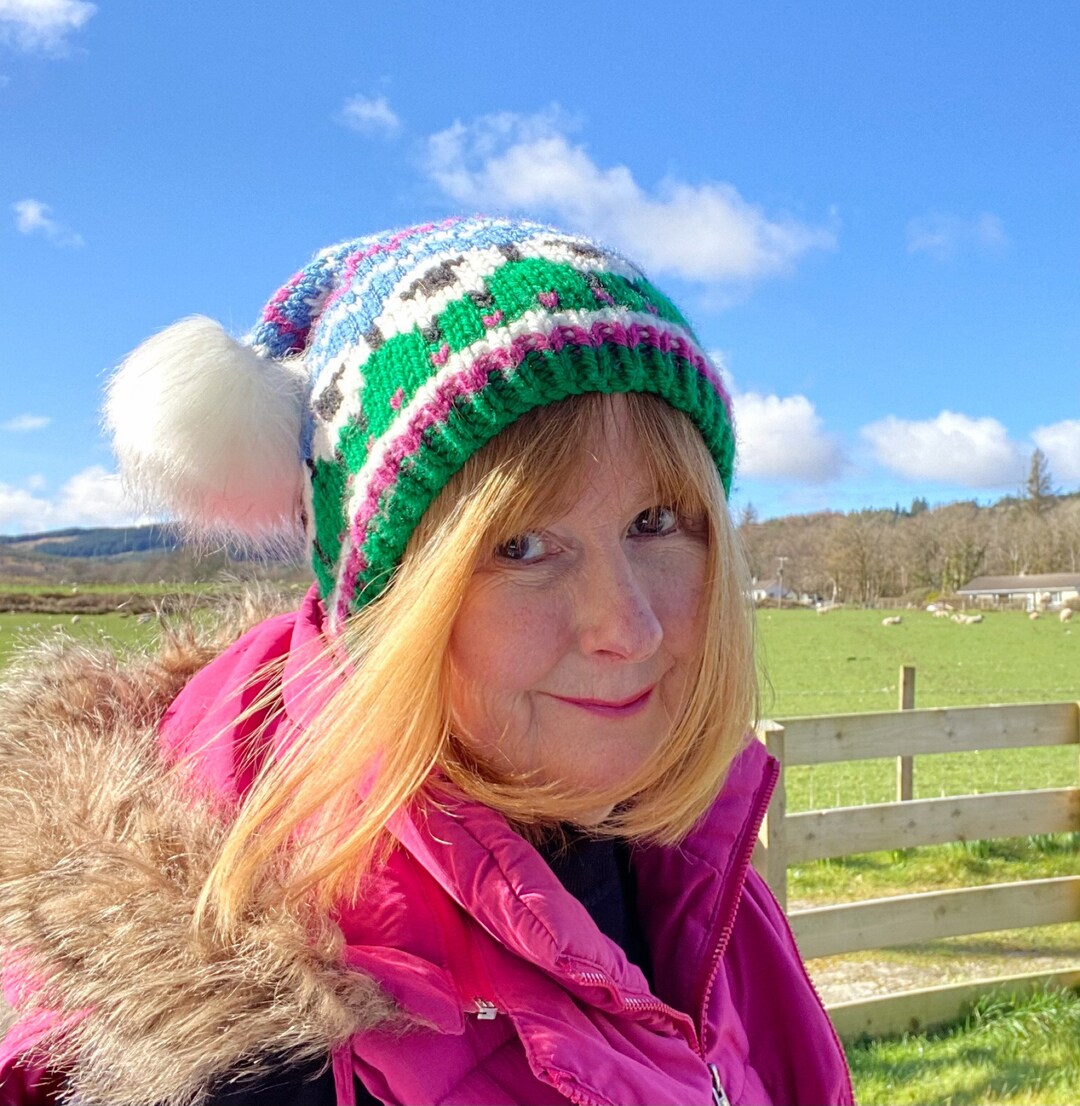 Fyne Scandi Sheep Hat Knitting Pattern Toddler Child and Adult Sizes - Etsy