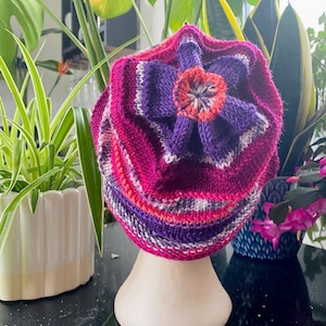 Fyne Slouchy Beanie Hat Knitting Pattern Digital Download - Etsy