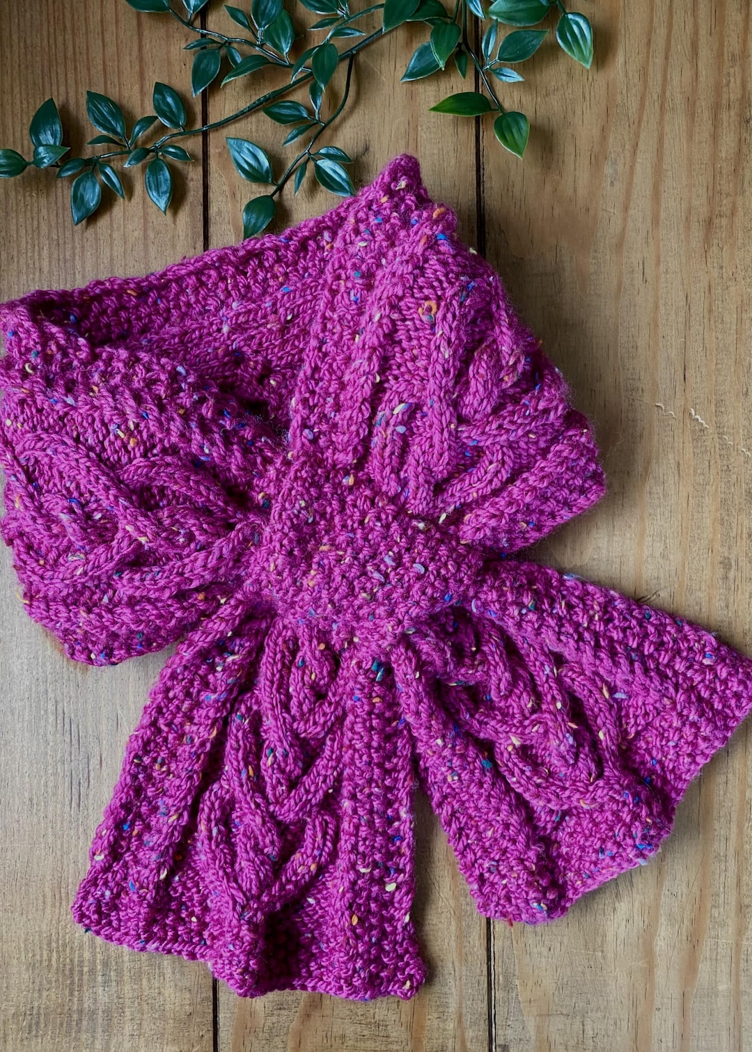 Heart of Scotland Loop Scarf Knitting Pattern - Etsy