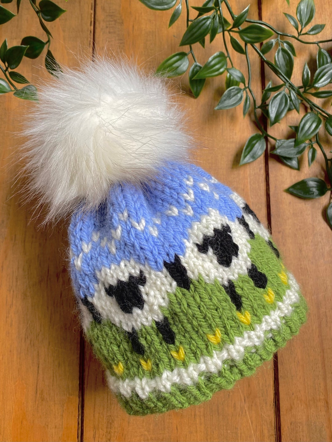 Fyne Flock of Sheep Hat Knitting Pattern Baby Toddler, Child, Teenager ...