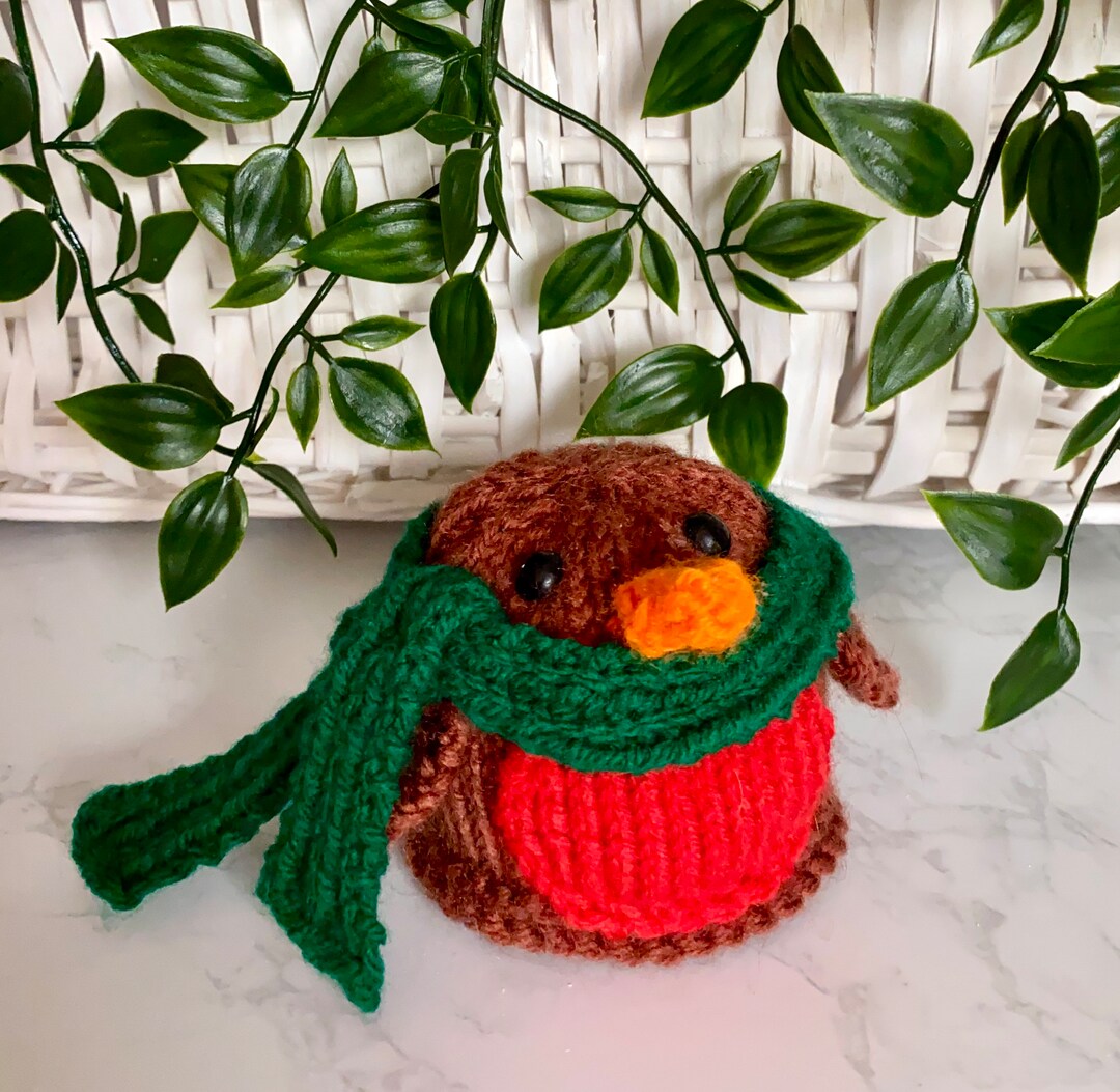 Christmas Robin Chocolate Orange Knitting Pattern - Etsy