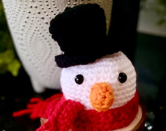 Chocolate Orange Snowman Crochet Pattern Top Hat Version - Etsy