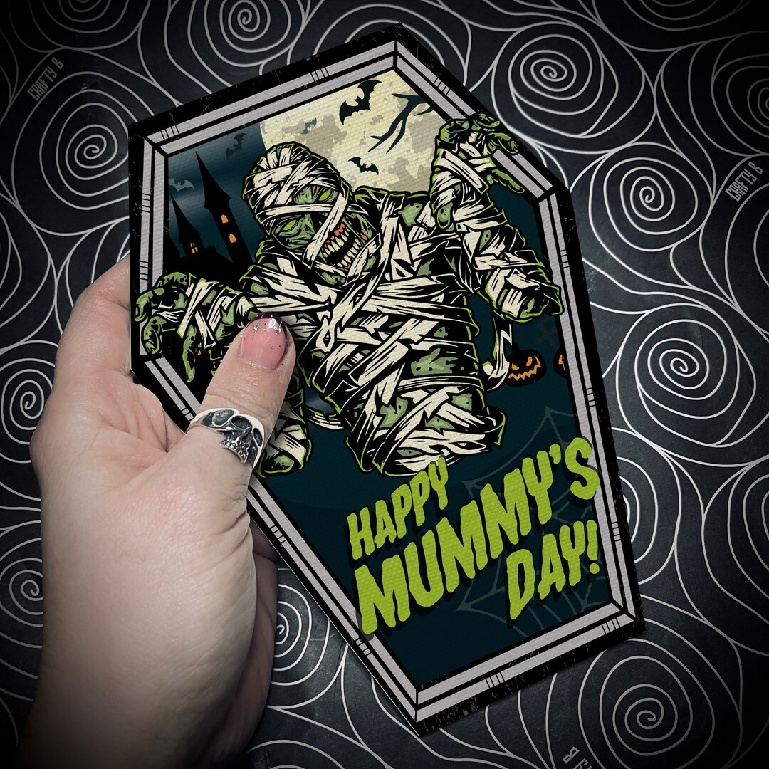 NEW COFFIN CARDS - Happy Mummy's Day! - Alternative Mothers Day Card ...
