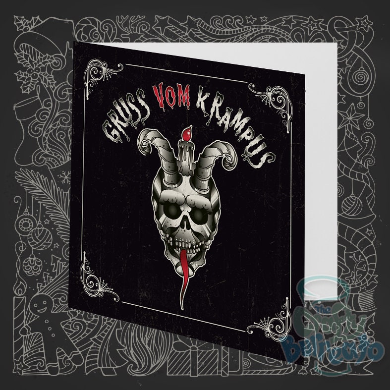 Pack of 8 - Alternative Dark Gothic Christmas Cards. Multipack Goth ...