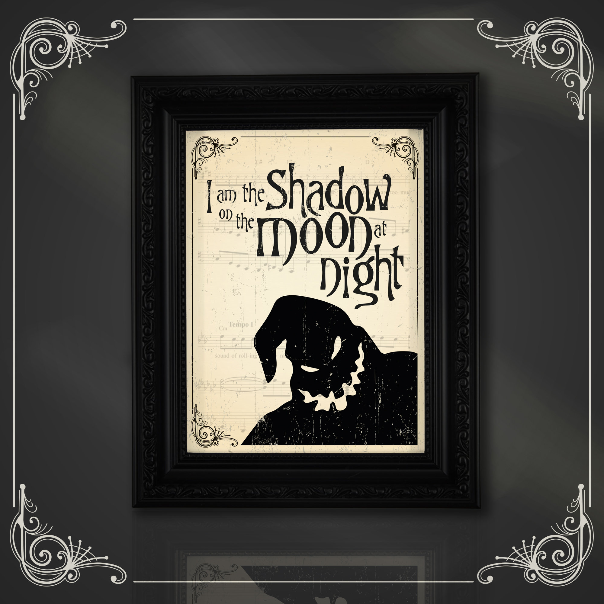 I Am the Shadow on the Moon at Night! - 10 X 8 Inch Art Print - Etsy