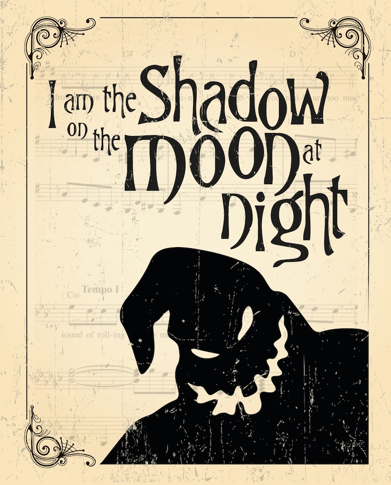 I Am the Shadow on the Moon at Night! - 10 X 8 Inch Art Print - Etsy