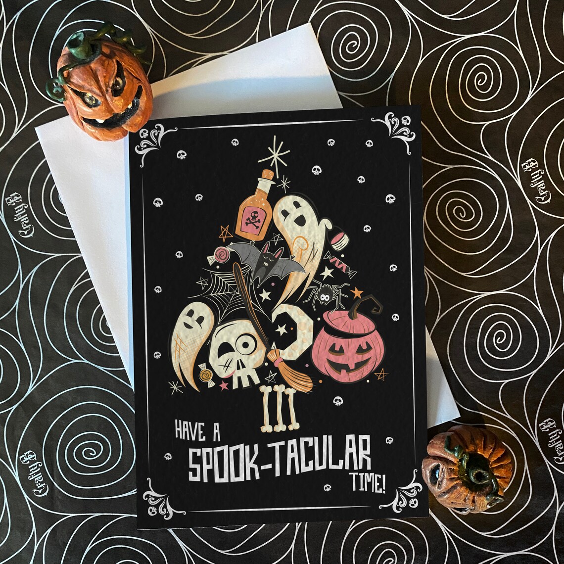 Have a Spook-tacular Time! - Alternative Dark Gothic Christmas Tree ...