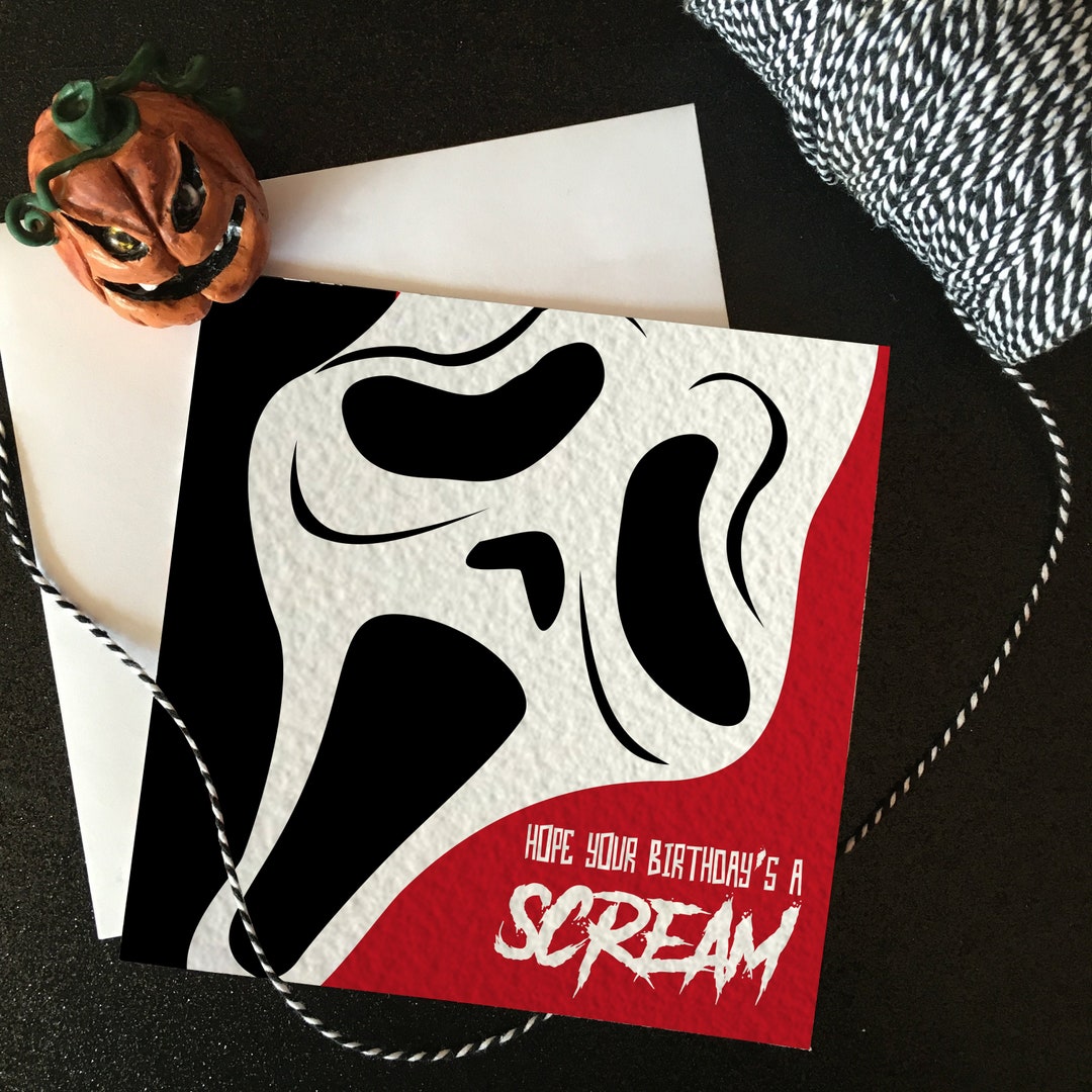 Hope Your Birthday's a Scream Dark Alternative Gothic - Etsy