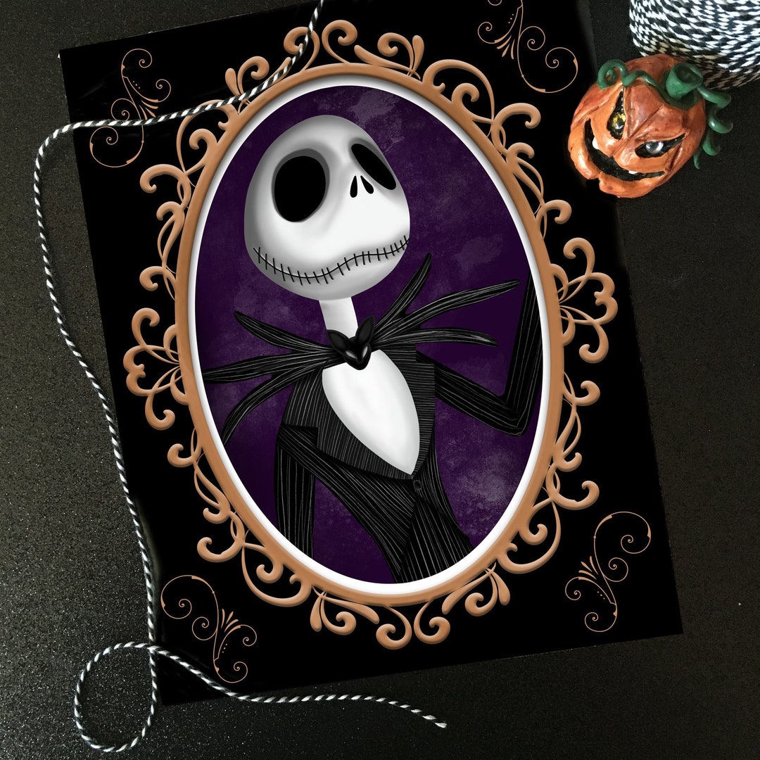 Bone Daddy - Jack Skellington NBC Portrait - Etsy
