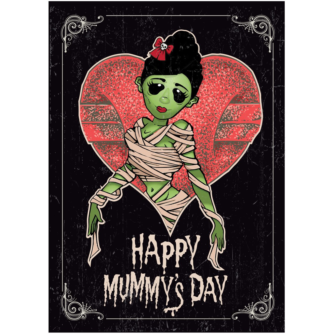 Happy Mummy's Day Pinup Mummy Inspired Alternative - Etsy UK