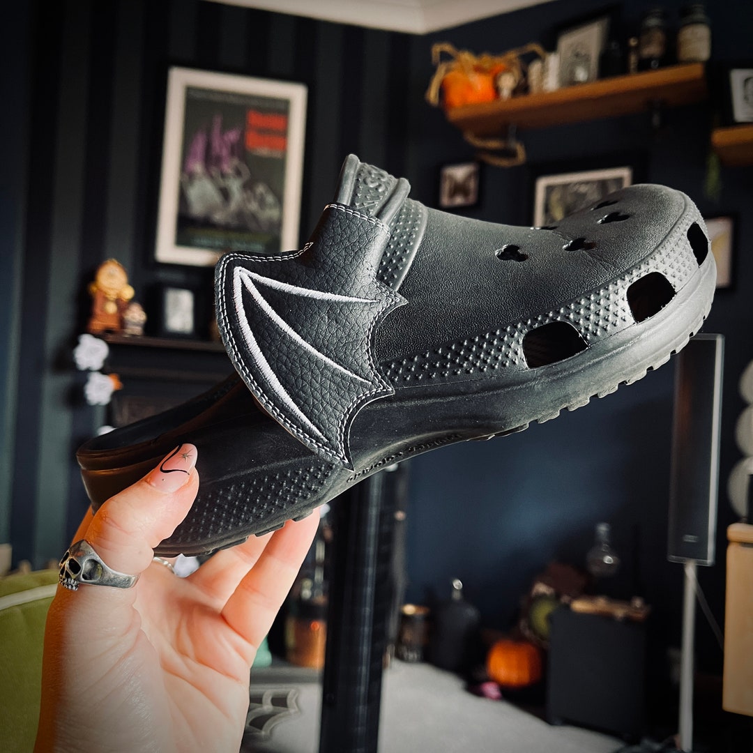 Bat Wing Shoe Accessories - Clip on Pair of Wings Perfect for Your ...