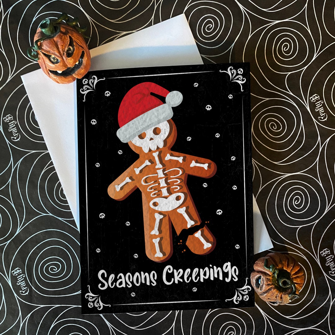 Gingerbread Skeleton Man Seasons Creepings! - Alternative Dark Gothic ...