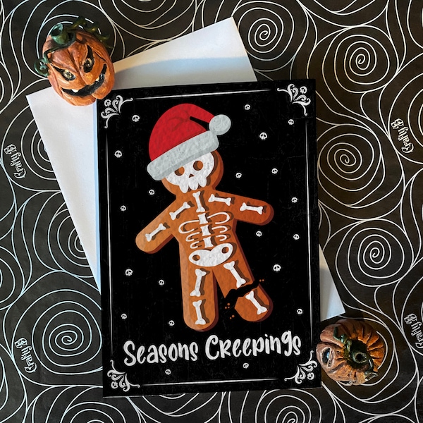 Gingerbread Man Skeleton Svg - Etsy