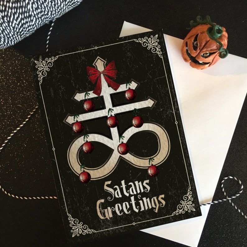 Satans Greetings - Alternative Dark Gothic Christmas Leviathan Tree ...
