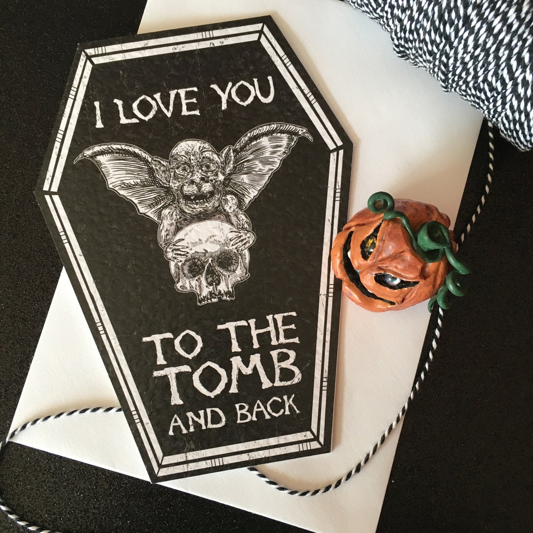 NEW COFFIN CARDS - I Love You to the Tomb and Back - Alternative ...
