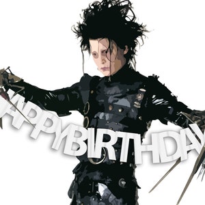 Edward Says Happy Birthday - Edward Inspired Birthday Greetings Card - Etsy