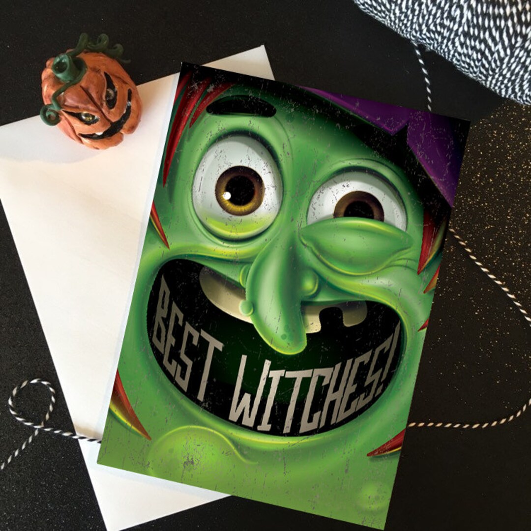 Best Witches - Witchy Alternative Gothic Greetings, Birthday, Thankyou ...