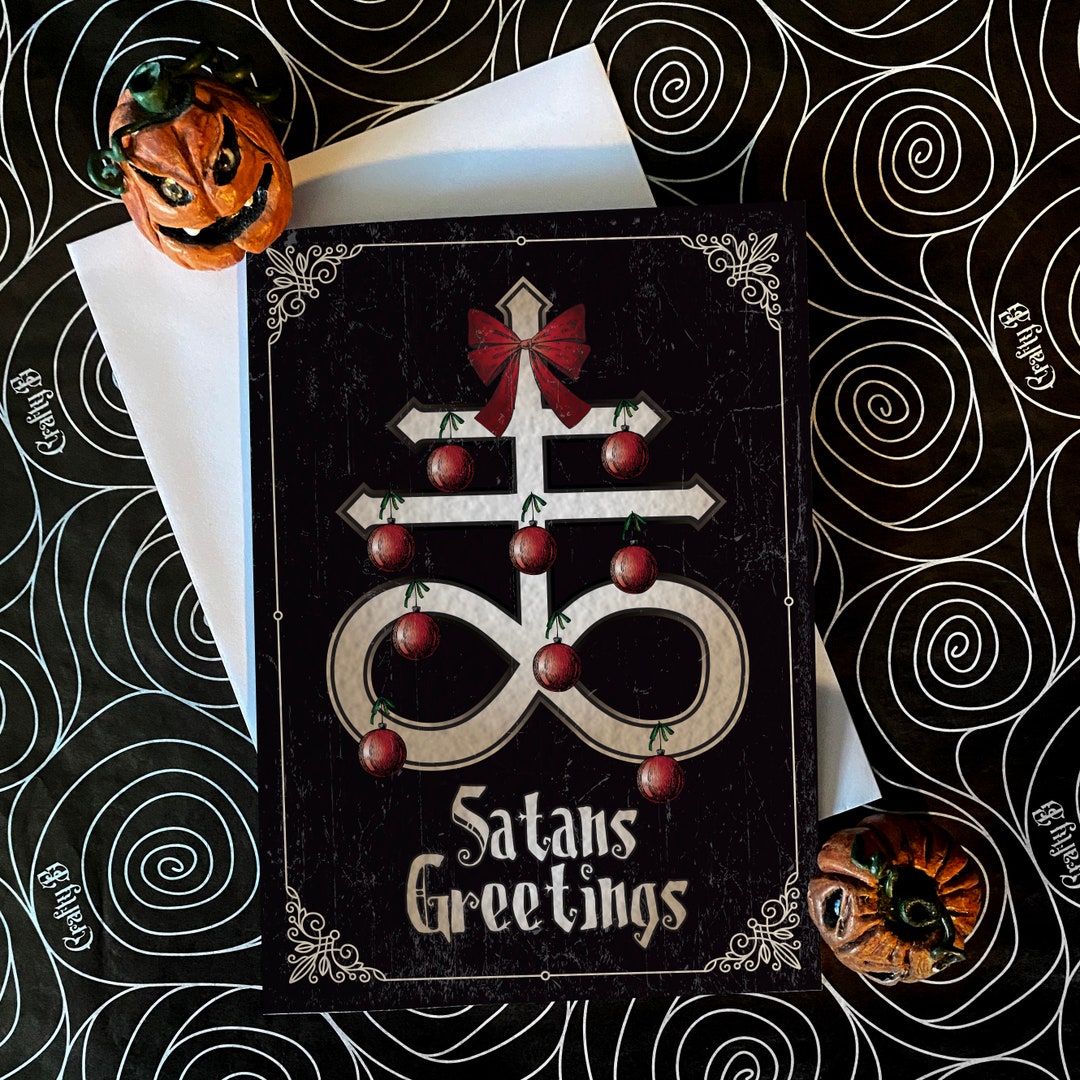 Satans Greetings - Alternative Dark Gothic Christmas Leviathan Tree ...