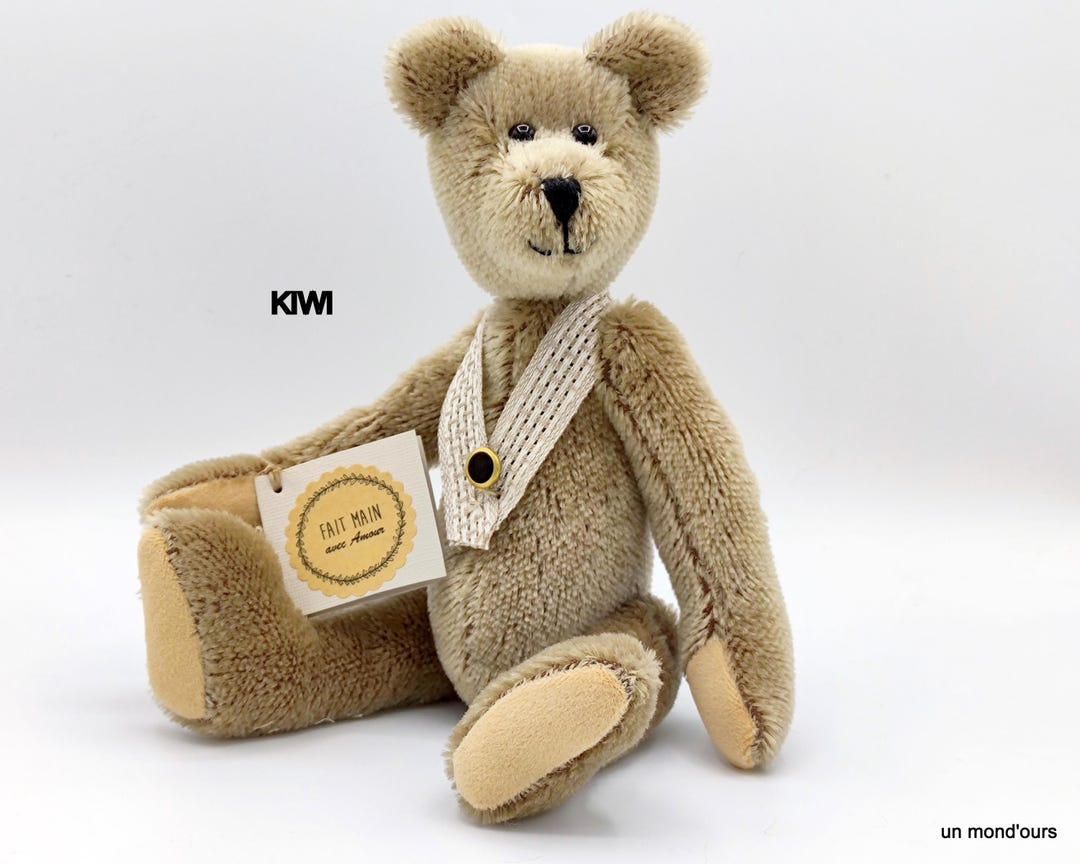 Collectible Bear, Artist Bear, Handmade Bear, Artisanal Plush Toy, a ...