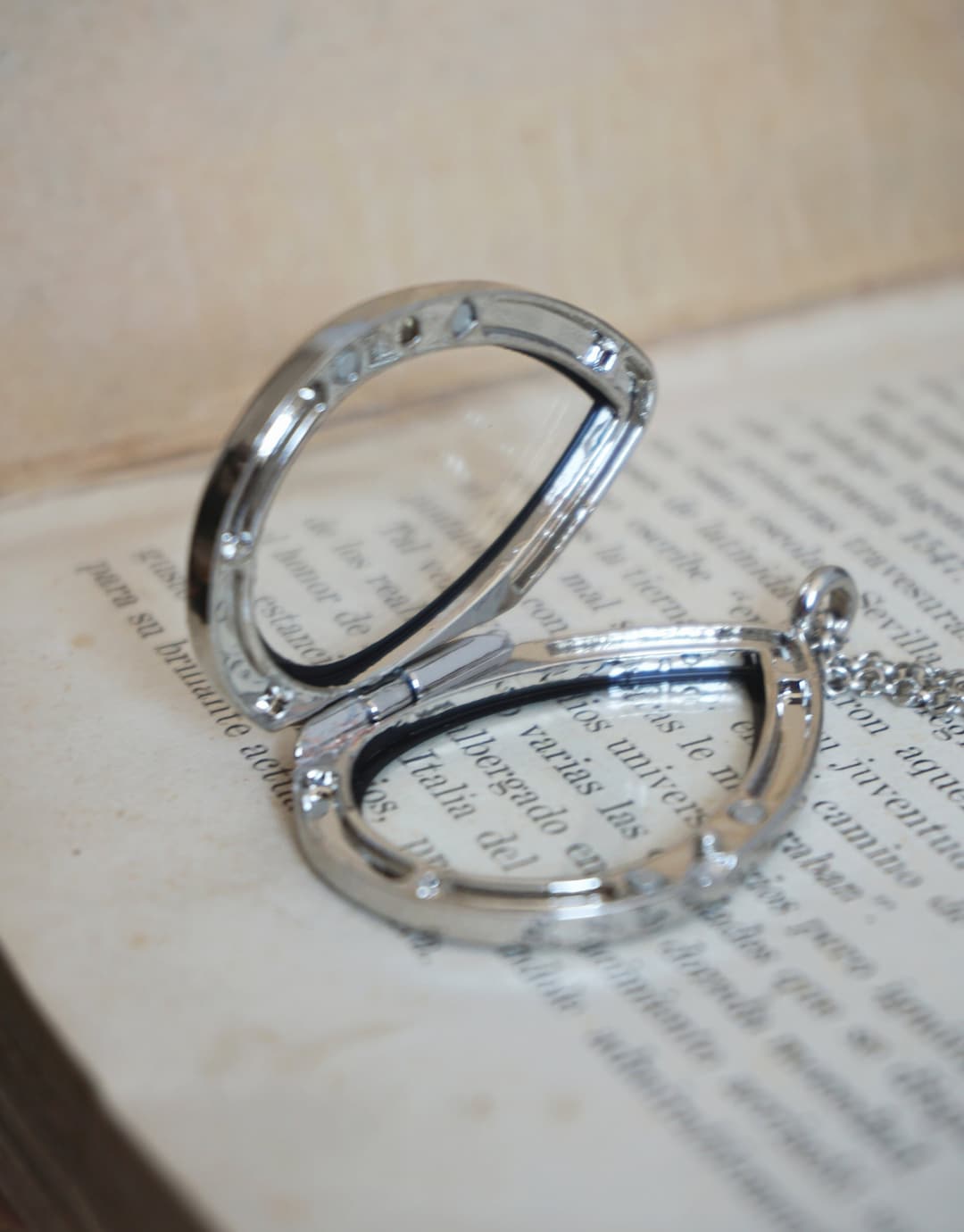 Lock of Hair Locket Necklace • Pet Hair Memorial Jewelry • Empty ...