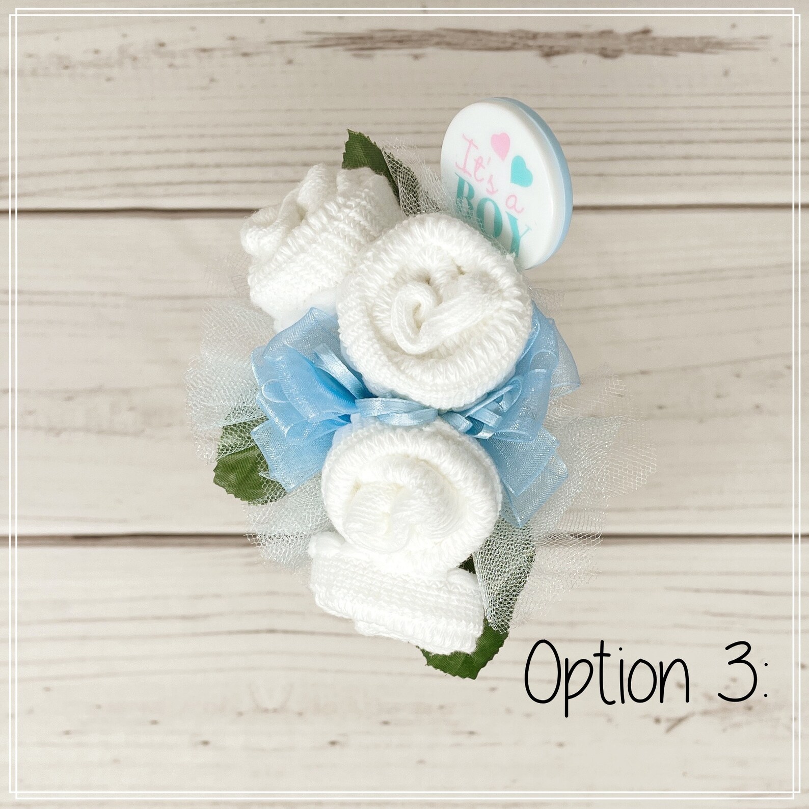 Baby Sock Corsage-boy Baby Shower Corsage-baby Shower Gift-mom - Etsy