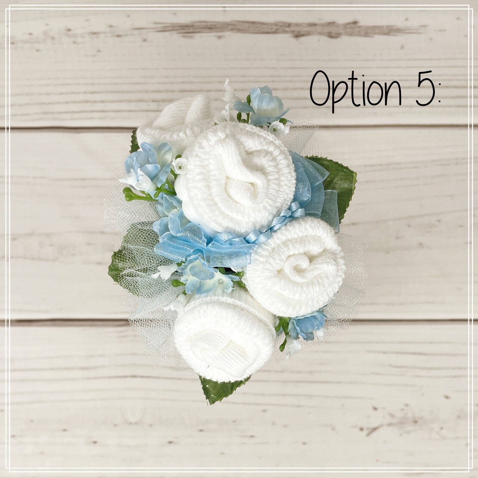 Baby Sock Corsage-boy Baby Shower Corsage-baby Shower Gift-mom - Etsy