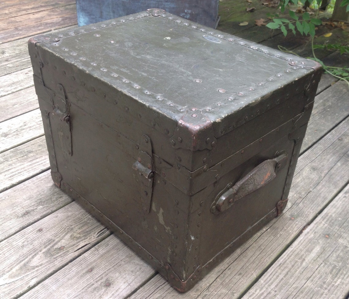 US Military Trunk Officers Field Mess Kit WWII Herkert and | Etsy