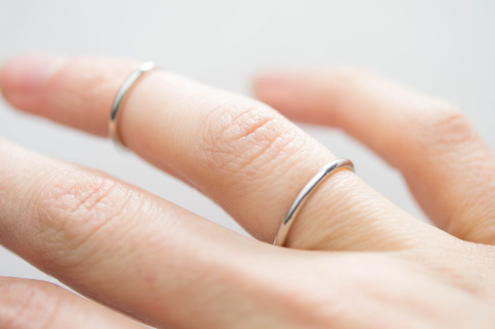 Sterling Silver Ring 1.2 1.5 Mm or 2 Mm Diameter Round Wire | Etsy