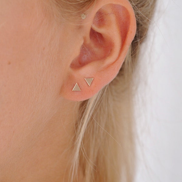 Triangle Earrings - Etsy UK