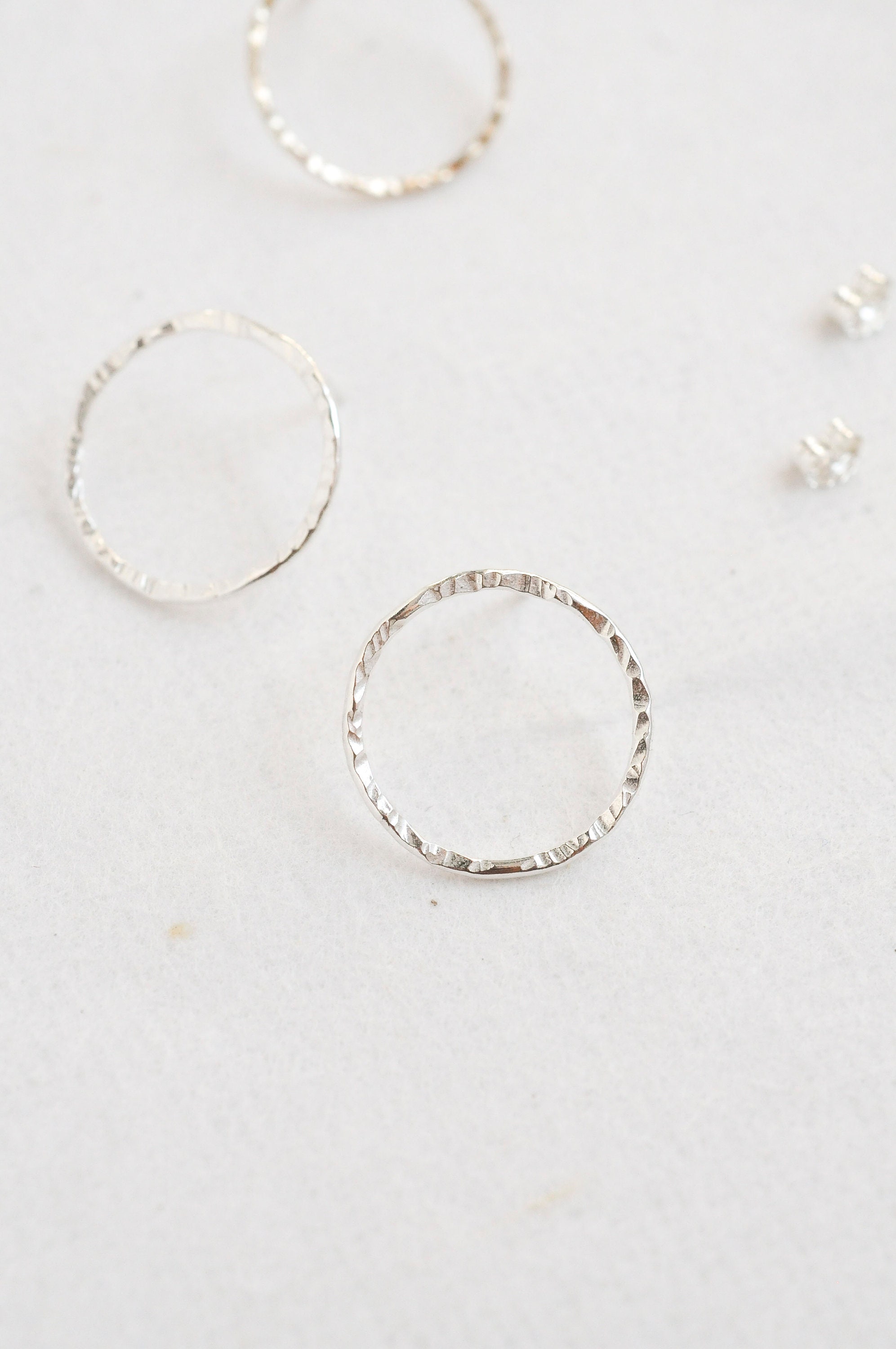 Circle Earrings | Sterling Silver Earrings | Geometric Jewellery ...