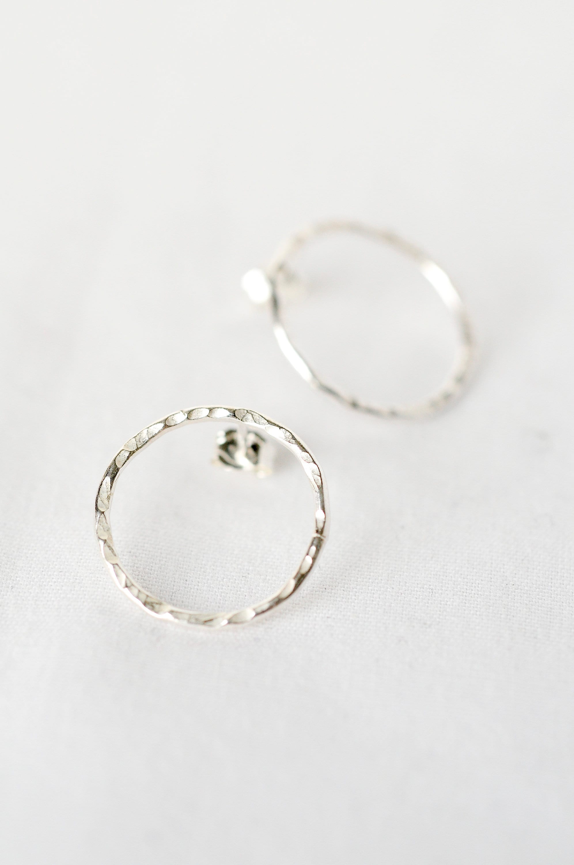 Circle Earrings | Sterling Silver Earrings | Geometric Jewellery ...