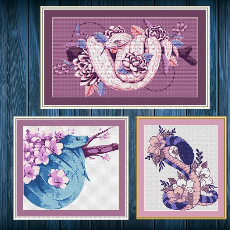 Snake Cross Stitch Pattern - Etsy