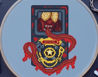 Resident Evil Stitch Pattern - Etsy