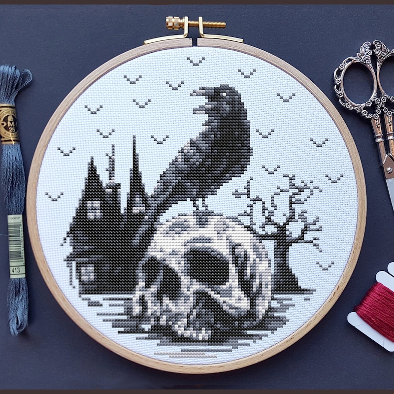Cross Stitch Pattern Horror - Etsy