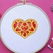 Zelda Cross Stitch Pattern Heart Container Cross Stitch Game | Etsy