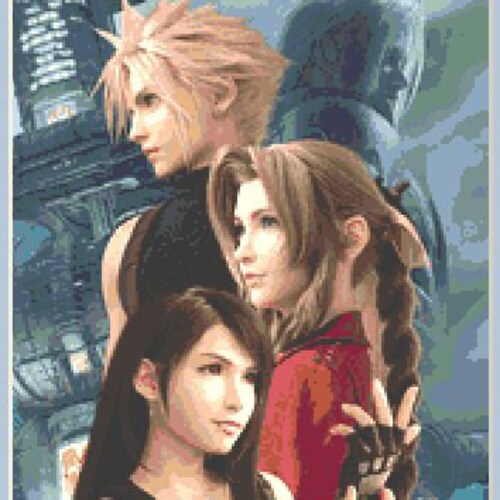 Final Fantasy Cross Stitch Pattern Squall Cross Stitch Game - Etsy
