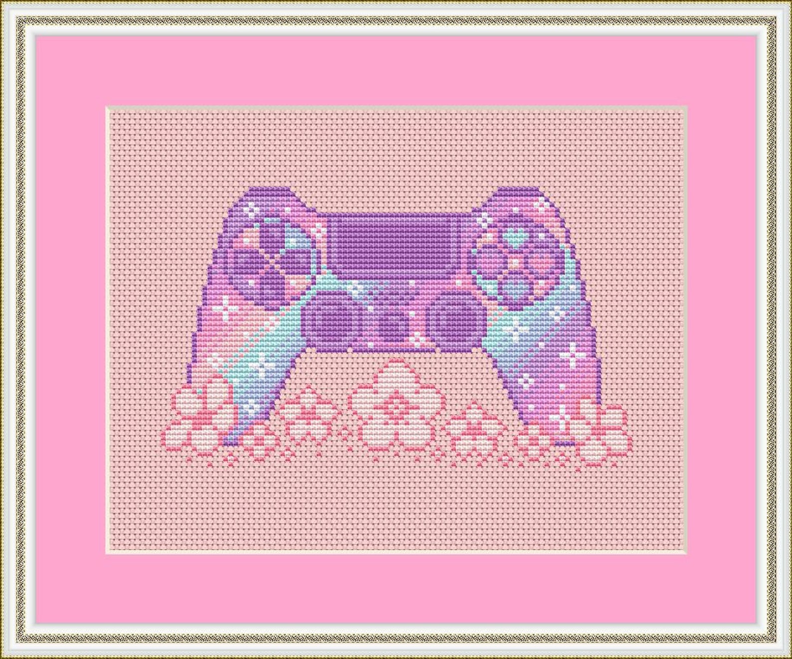 Playstation Cross Stitch Pattern Controller Cross Stitch - Etsy