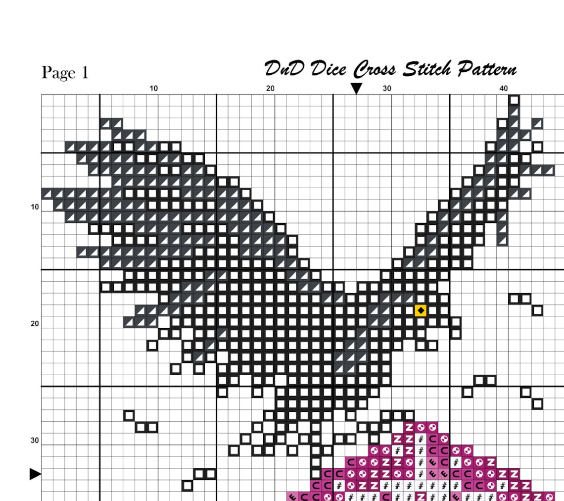 Dungeons and Dragons Cross Stitch Pattern Dnd Cross Stitch - Etsy