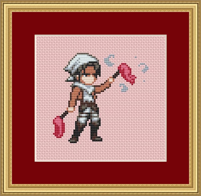 Anime Cross Stitch Pattern, Levi Cross Stitch, Japan Cross Stitch ...