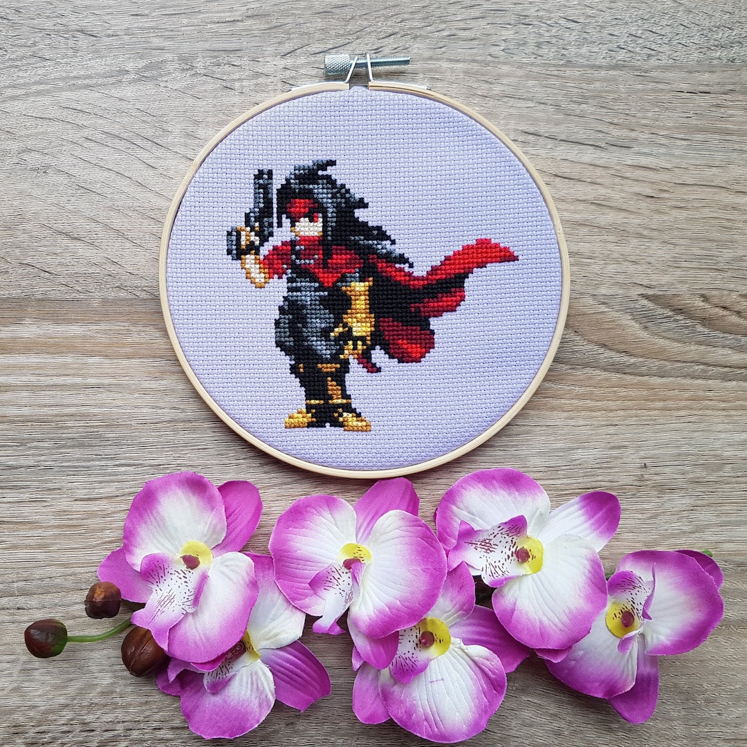 Final Fantasy Cross Stitch Pattern, Vincent Cross Stitch, Game Cross ...