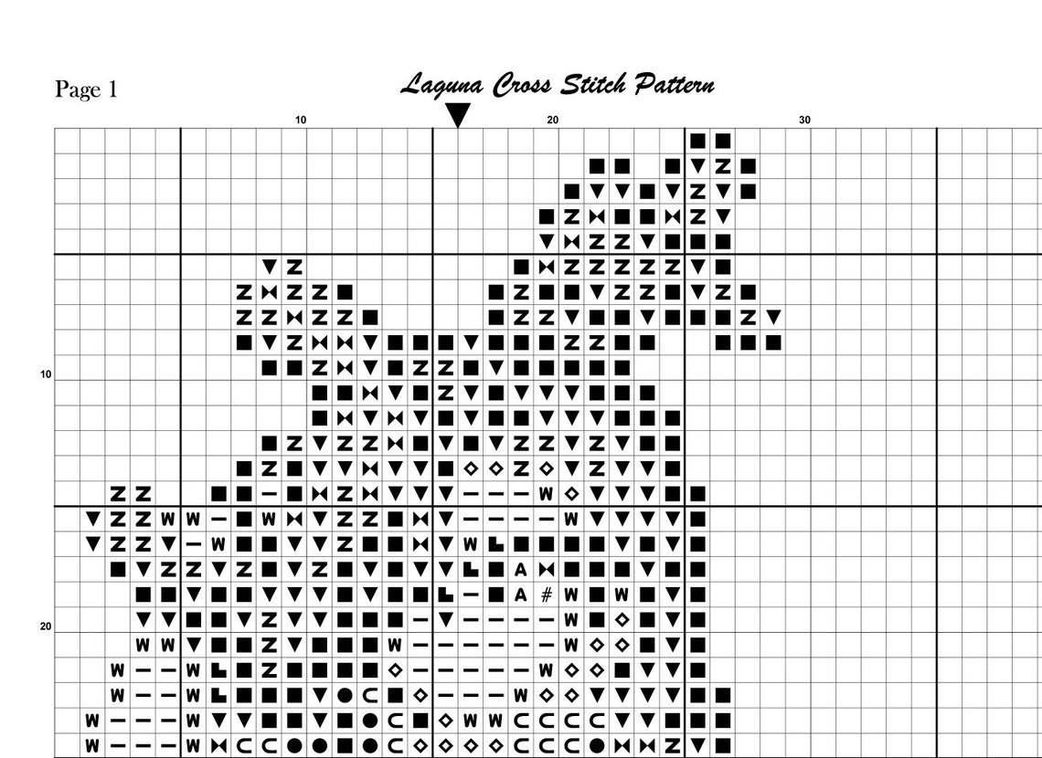 Final Fantasy Cross Stitch Pattern Laguna Cross Stitch Game - Etsy