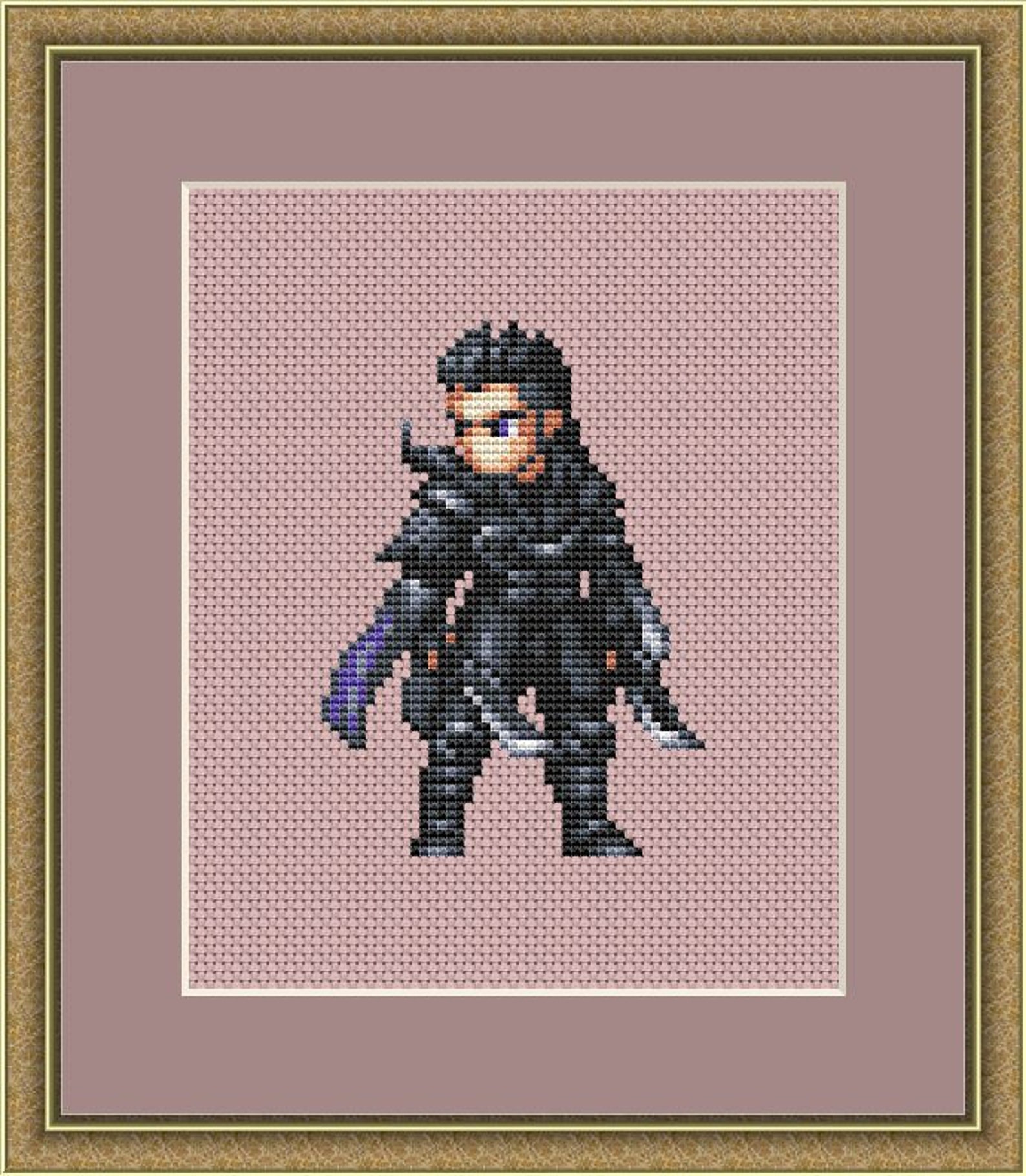Final Fantasy Cross Stitch Pattern Nyx Cross Stitch Game - Etsy