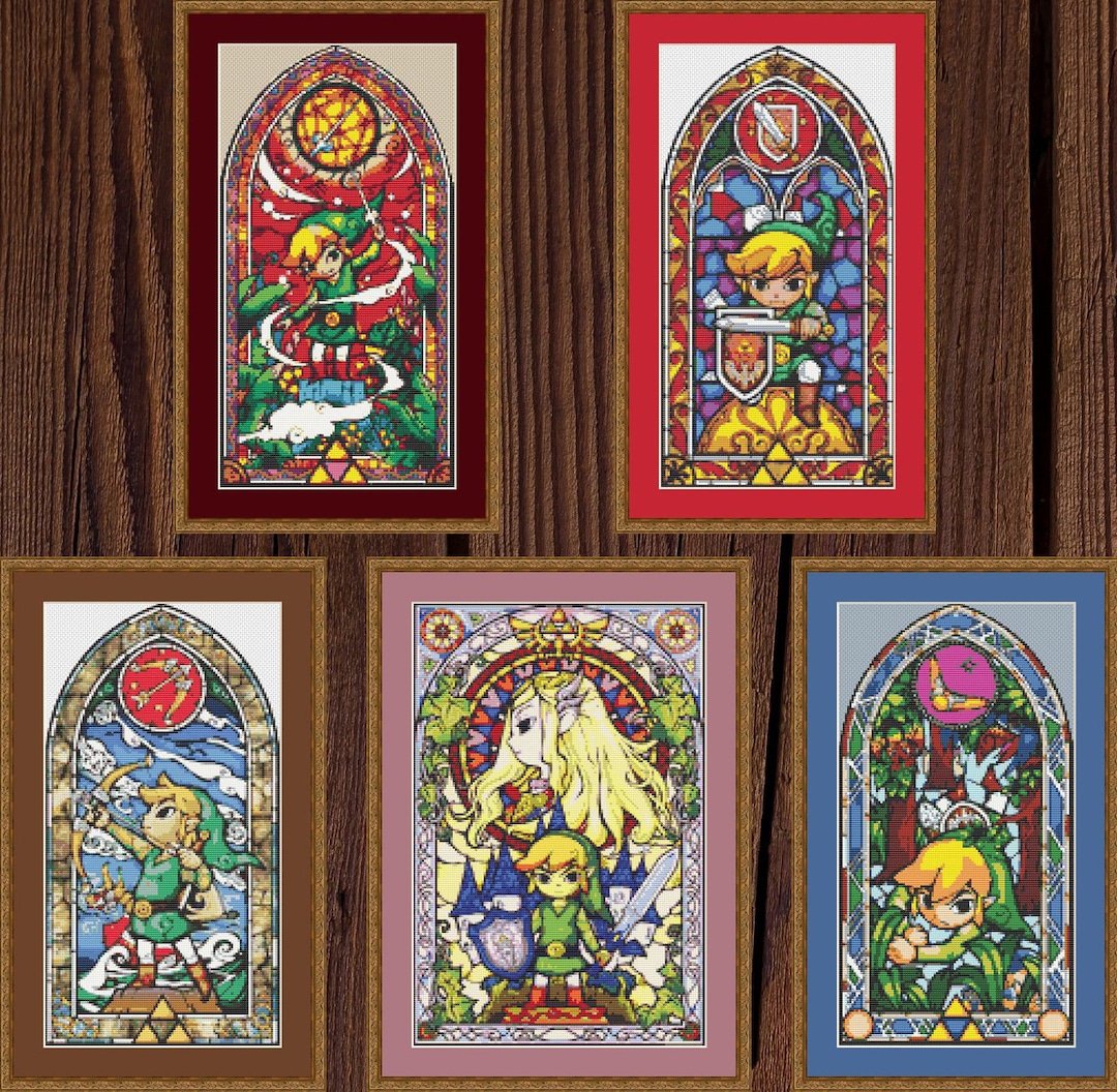 Zelda Cross Stitch Pattern Set, Gaming Cross Stitch, Game Cross Stitch ...