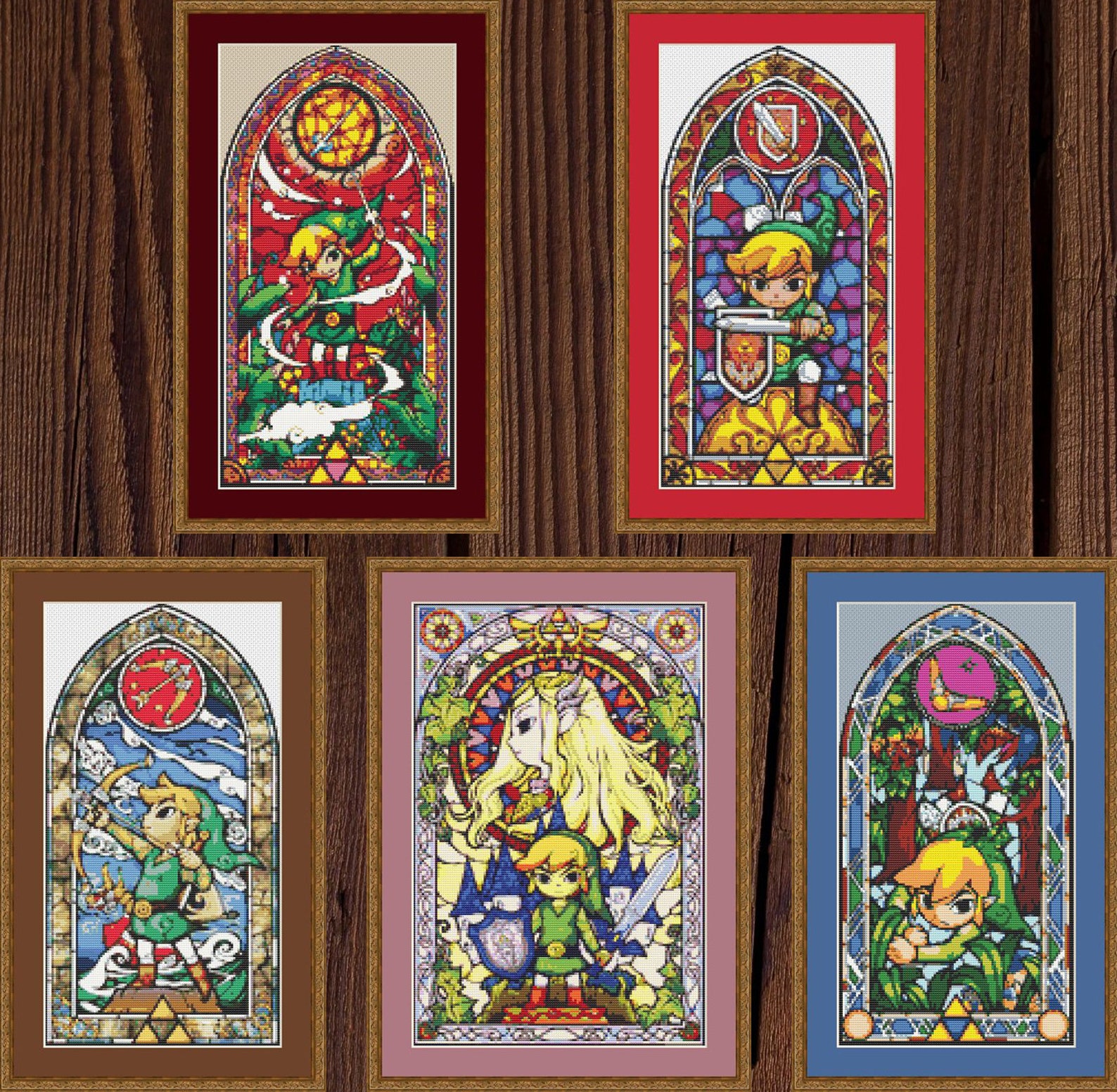 Zelda Cross Stitch Pattern Set Gaming Cross Stitch Game - Etsy