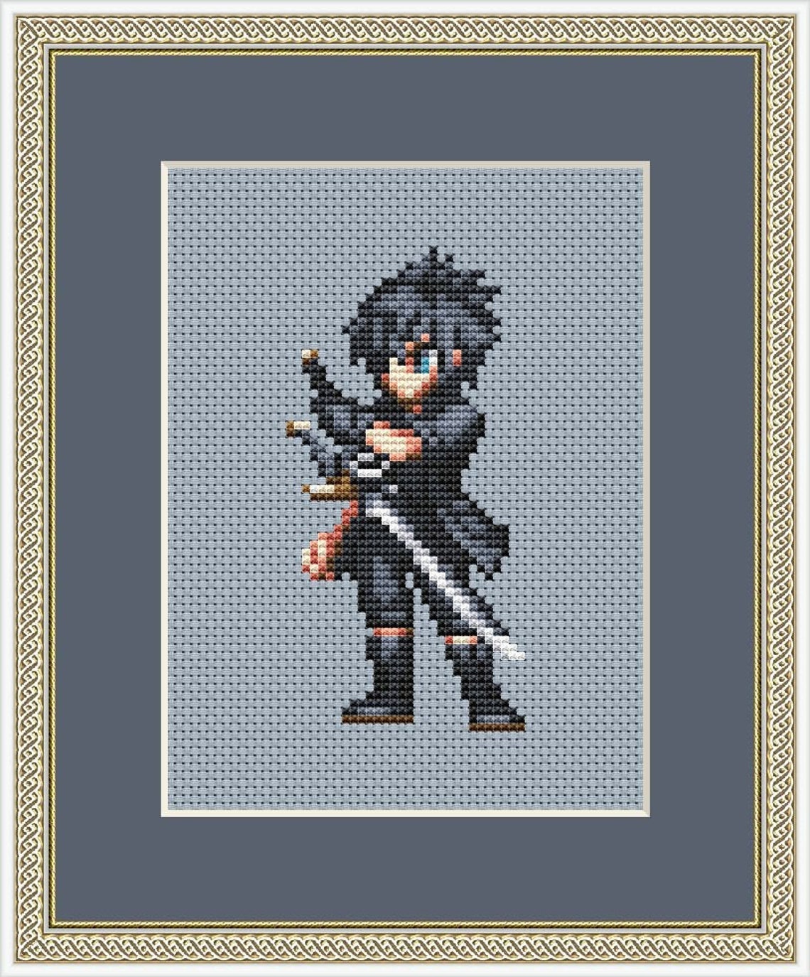 Final Fantasy Cross Stitch Pattern, Nocits Cross Stitch, Game Cross ...