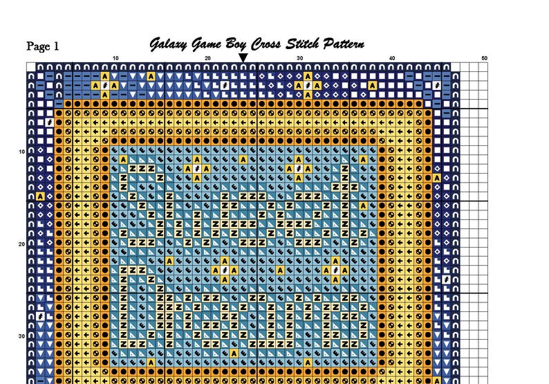 Game Boy Cross Stitch Pattern, Pixel Art, Gaming - Etsy