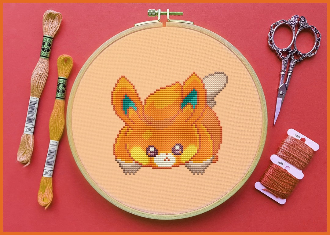 Pawmi Cross Stitch Pattern, Mouse Cross Stitch, Game Cross Stitch ...