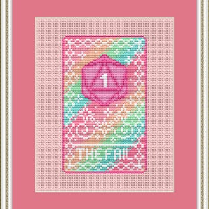 Dungeons and Dragons Cross Stitch Pattern, Dnd Cross Stitch, Tarot ...
