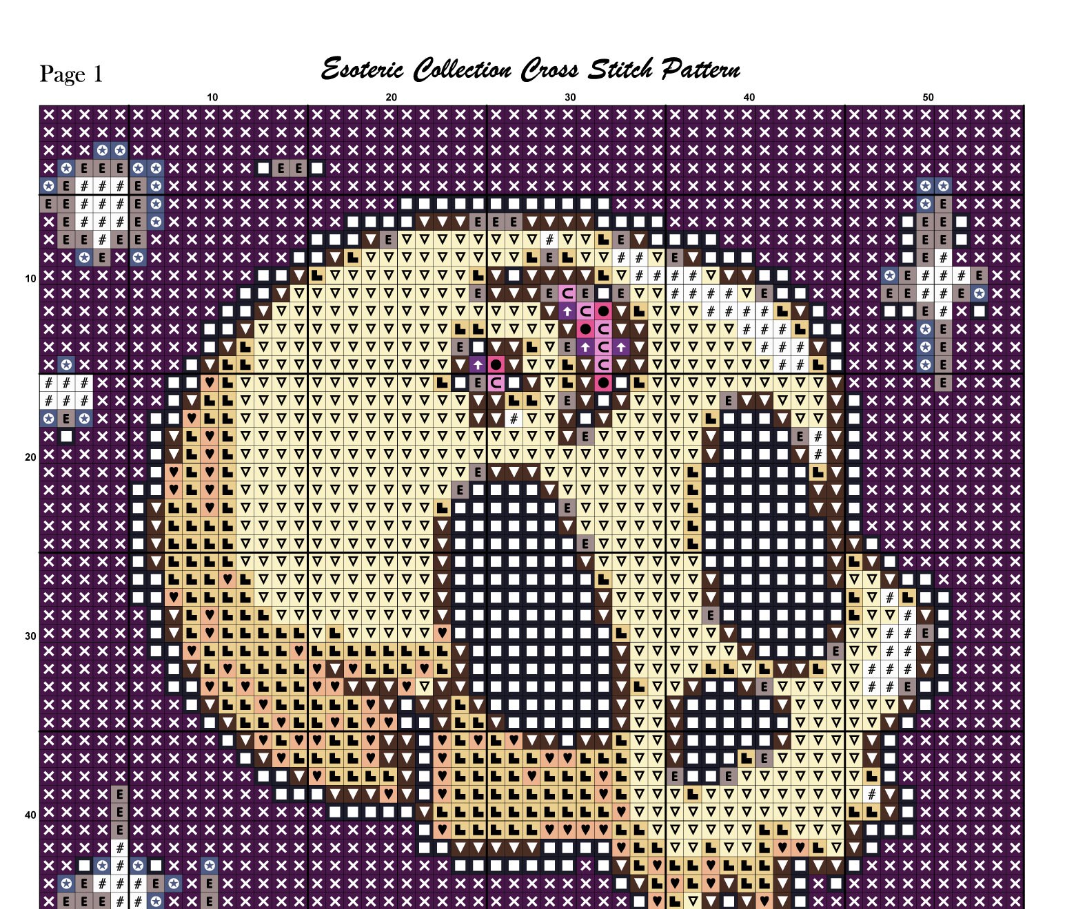 Esoteric Cross Stitch Pattern Witch Cross Stitch Witchy - Etsy Canada